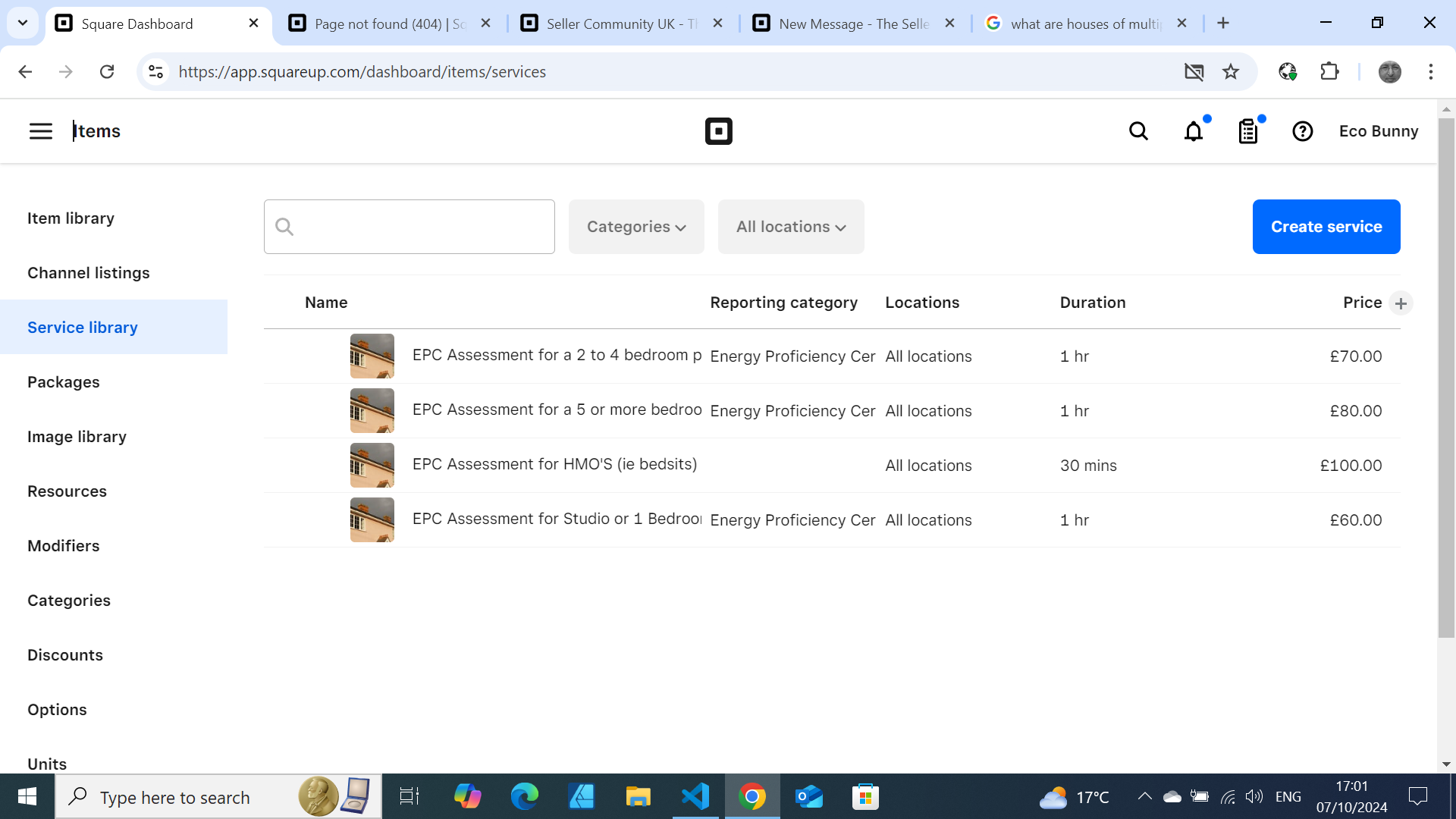 Solved: How do I rorder the sequence of a service list? - The Square Community