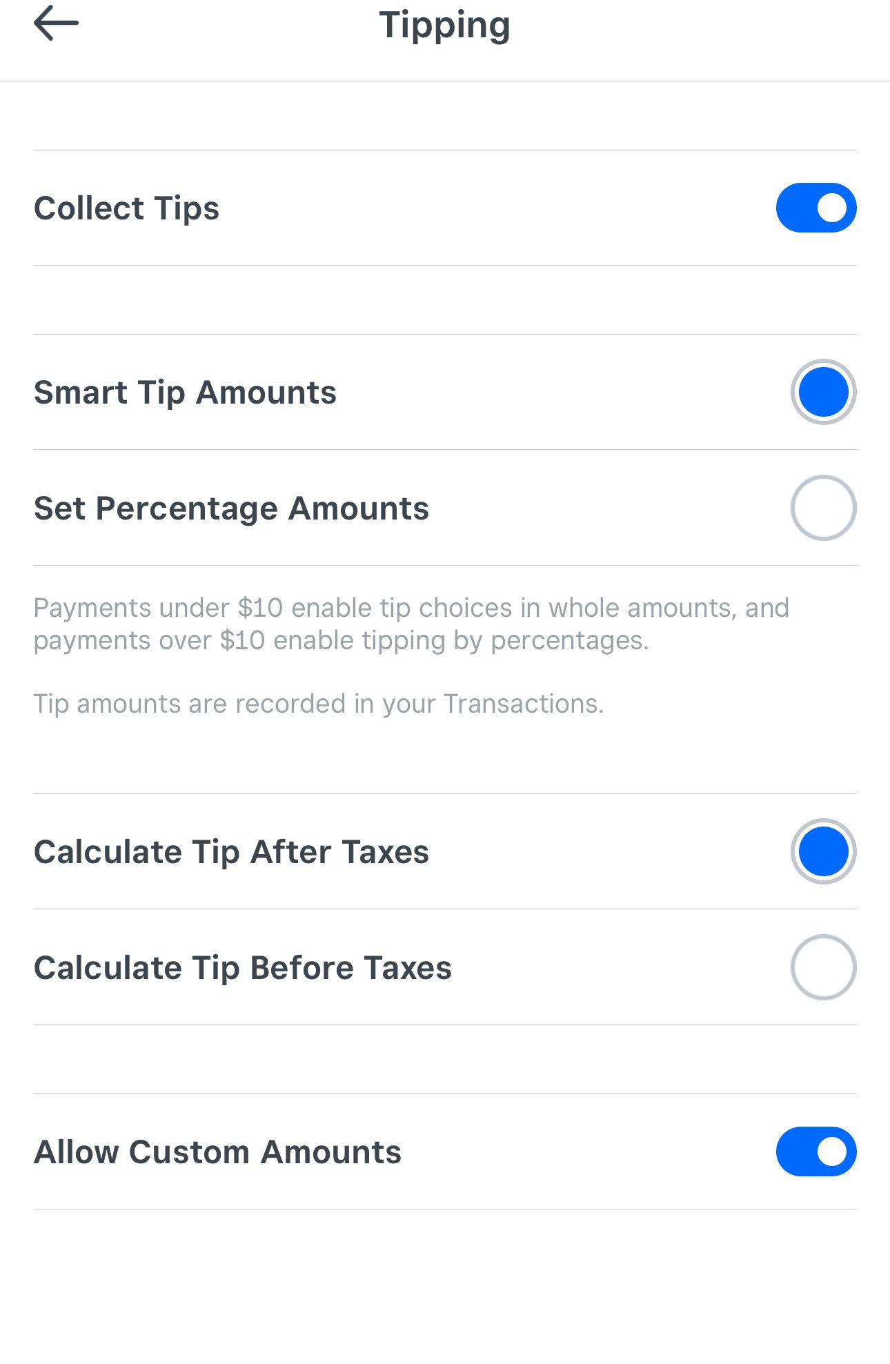 Solved: No option for tipping screen - The Square Community