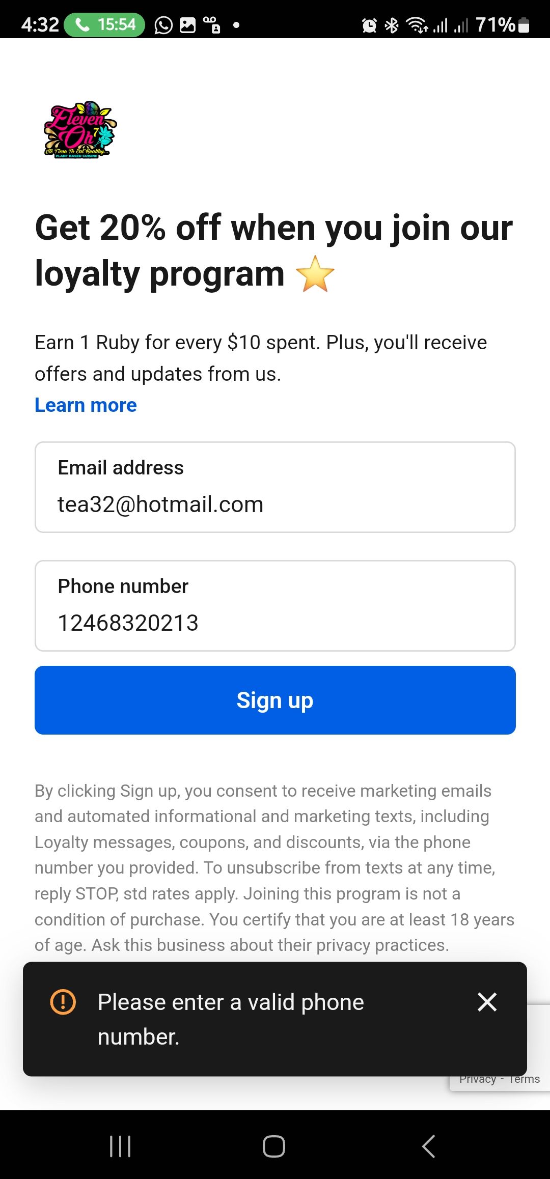 Solved: Square Loyalty online sign up page - The Square Community