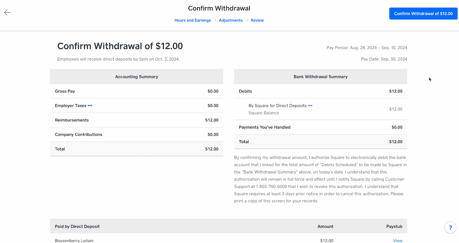 [Improvement] Enhanced Payroll Experience - The Square Community