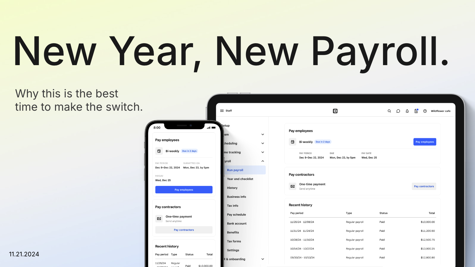 New Year, New Payroll! The Best Time to Switch is ... - The Square ...