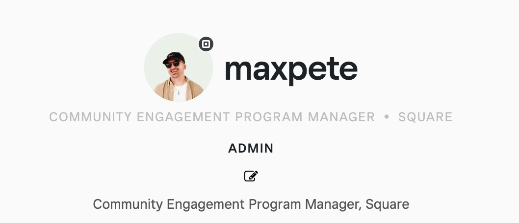 How to update your Square Community profile and change your username