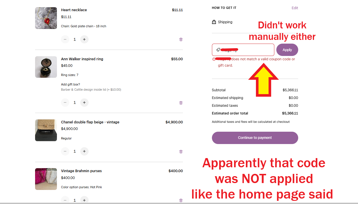 Solved: Coupon Code Not Working - The Square Community