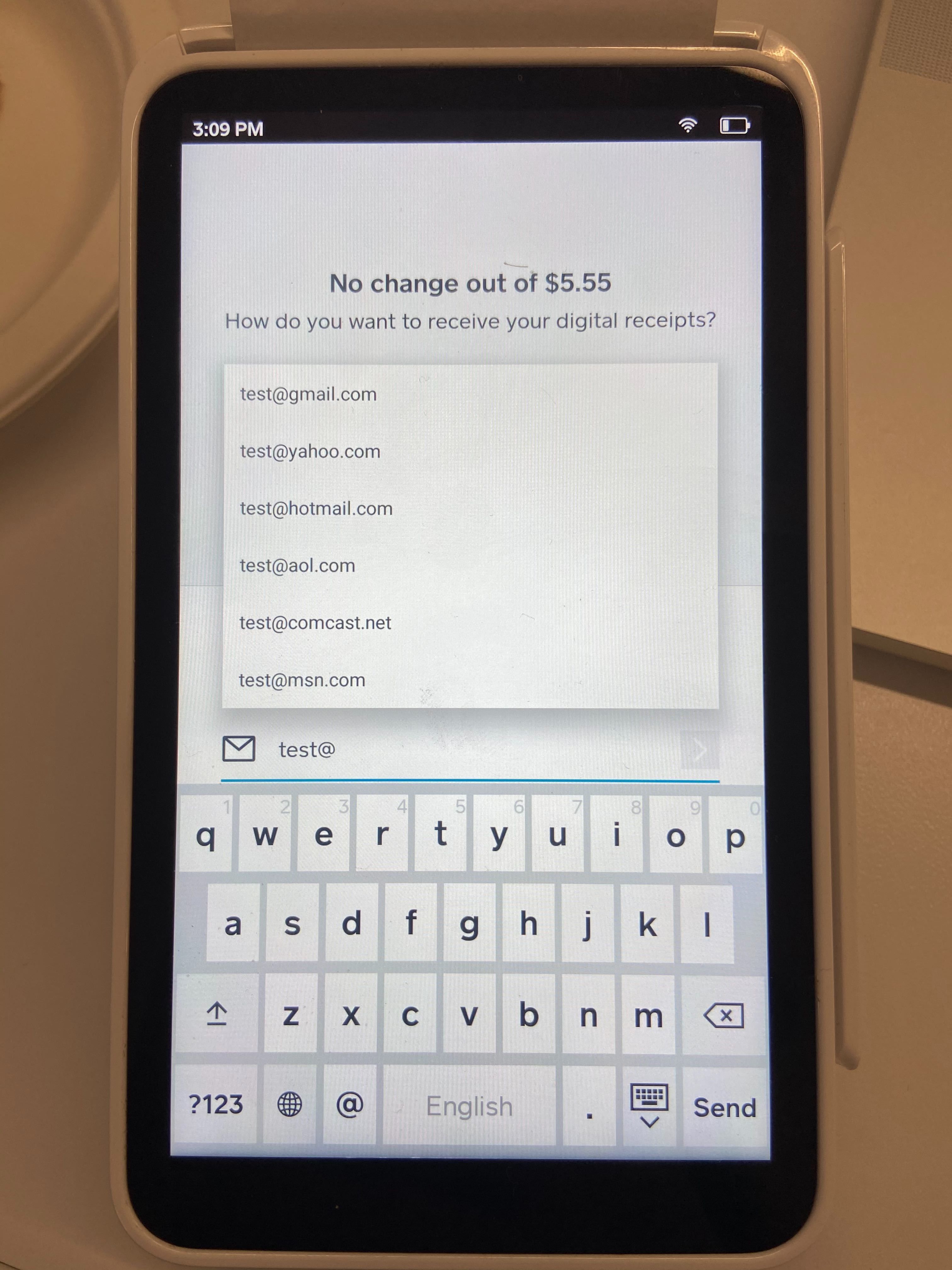 What happened to the pre-populated popular email a... - The Square ...