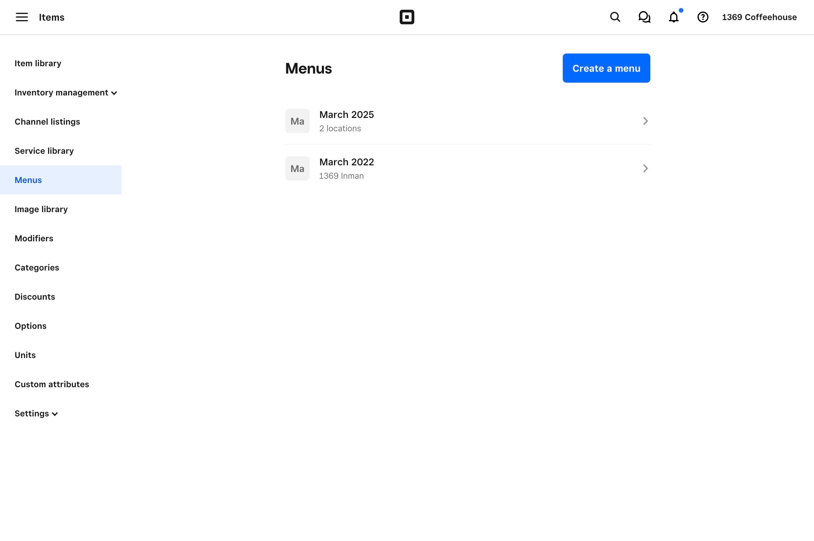 Duplicating Menus In New Interface - The Square Community