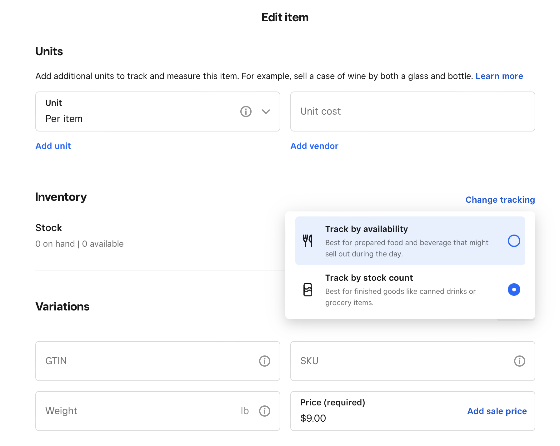 Solved: Item counts for service - Square for restuarants p... - The ...