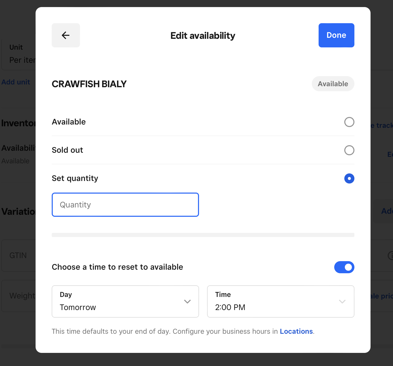 Solved: Item counts for service - Square for restuarants p... - The ...