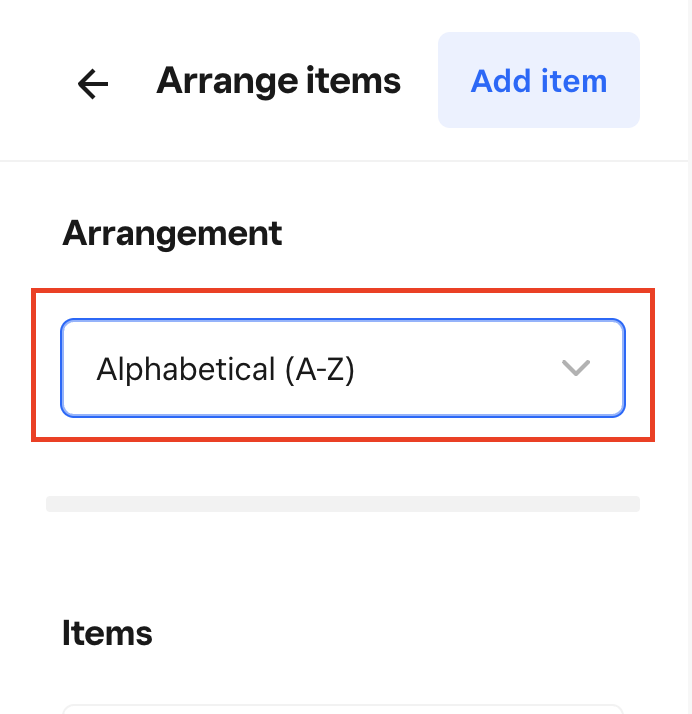 Solved: Arranging Square Online Items Alphabetically - The Square Community