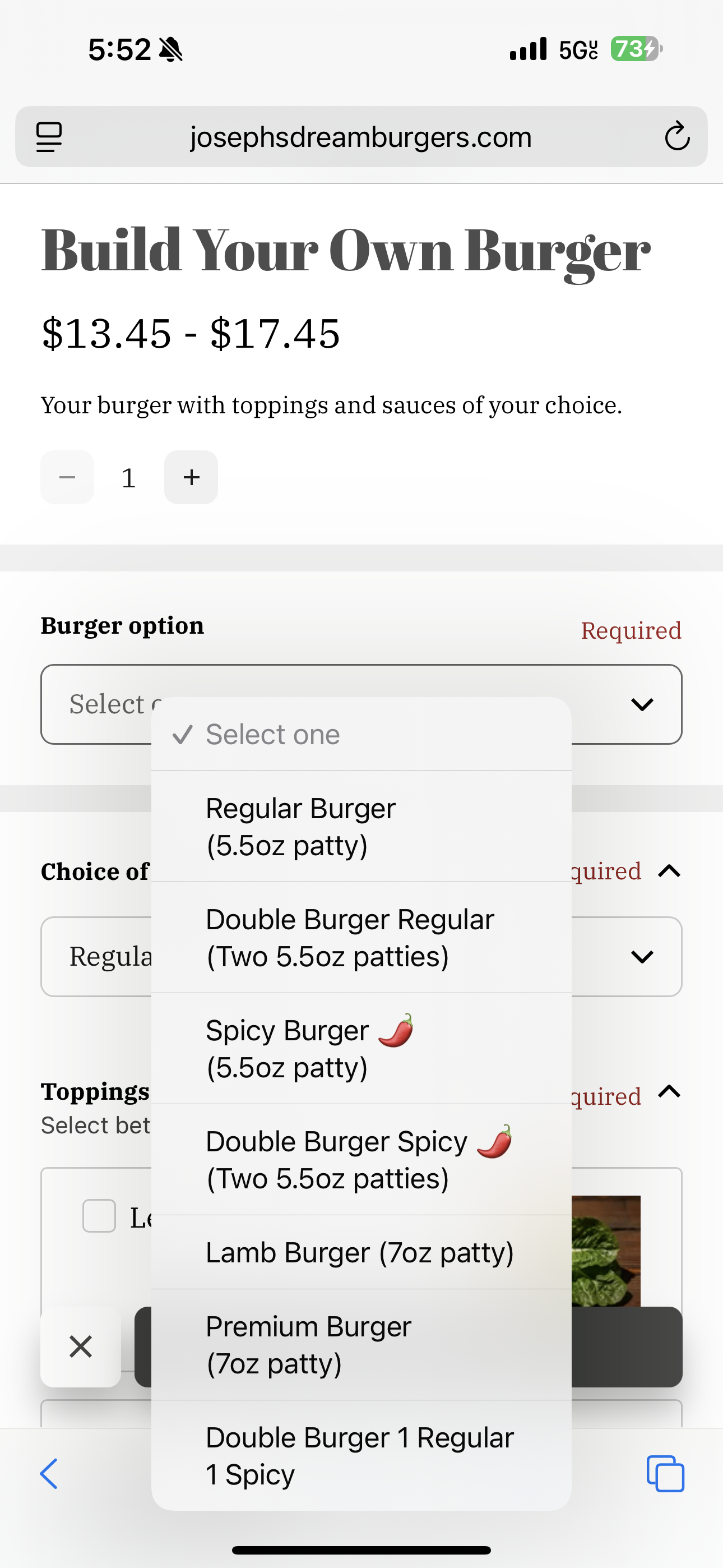create kitchen names for options - The Square Community
