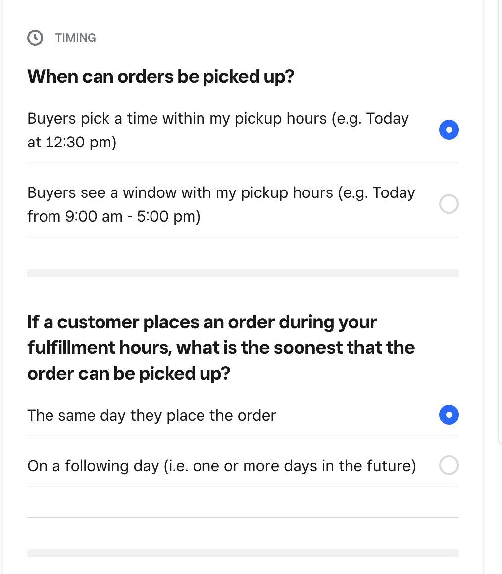 Solved: How to setup pre-orders so they can be collected o... - The ...