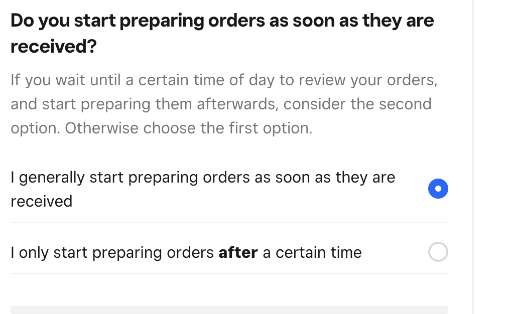 Solved: How to setup pre-orders so they can be collected o... - The ...