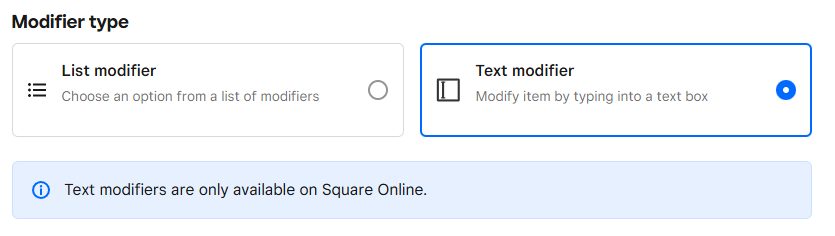 Modifiers In Person - The Square Community