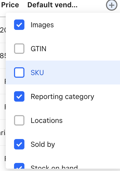 Adding Columns to the Inventory List Do Not Stick - The Square Community