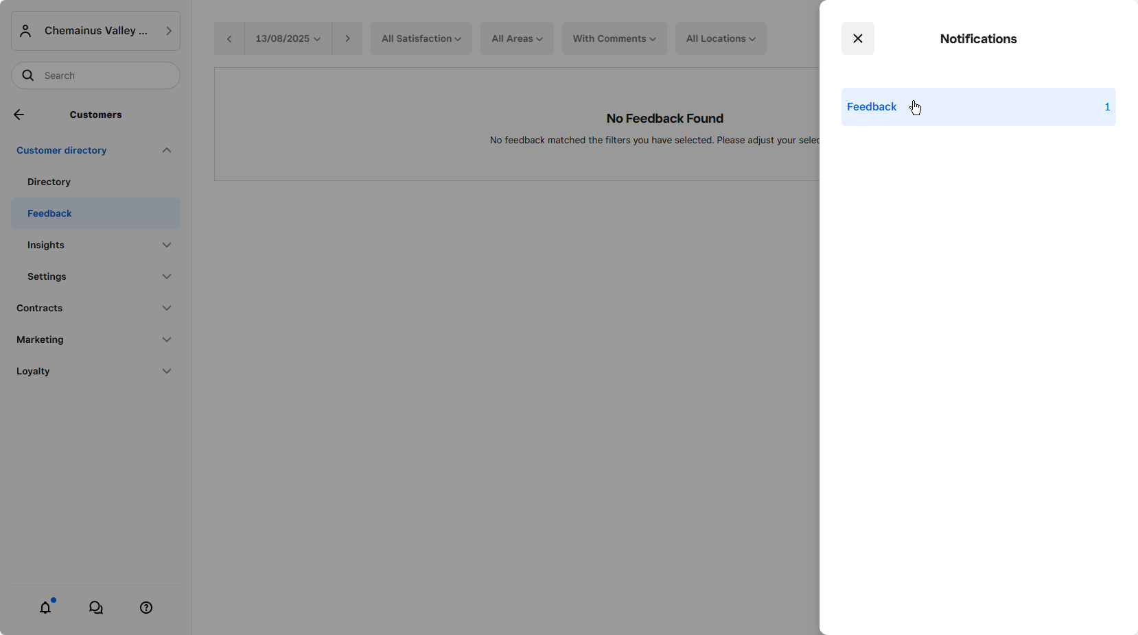 Square Dashboard shows notification but there is n... - The Square ...
