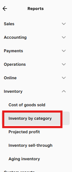 Inventory Value report - The Square Community