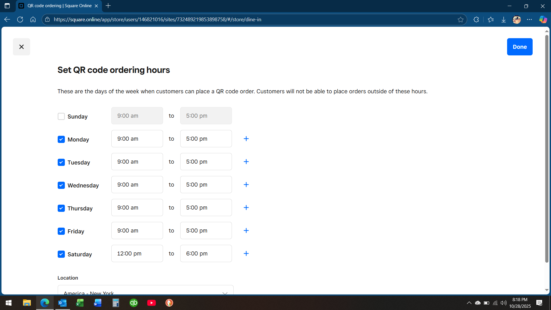 Solved: QR Code scheduling does not work - The Square Community