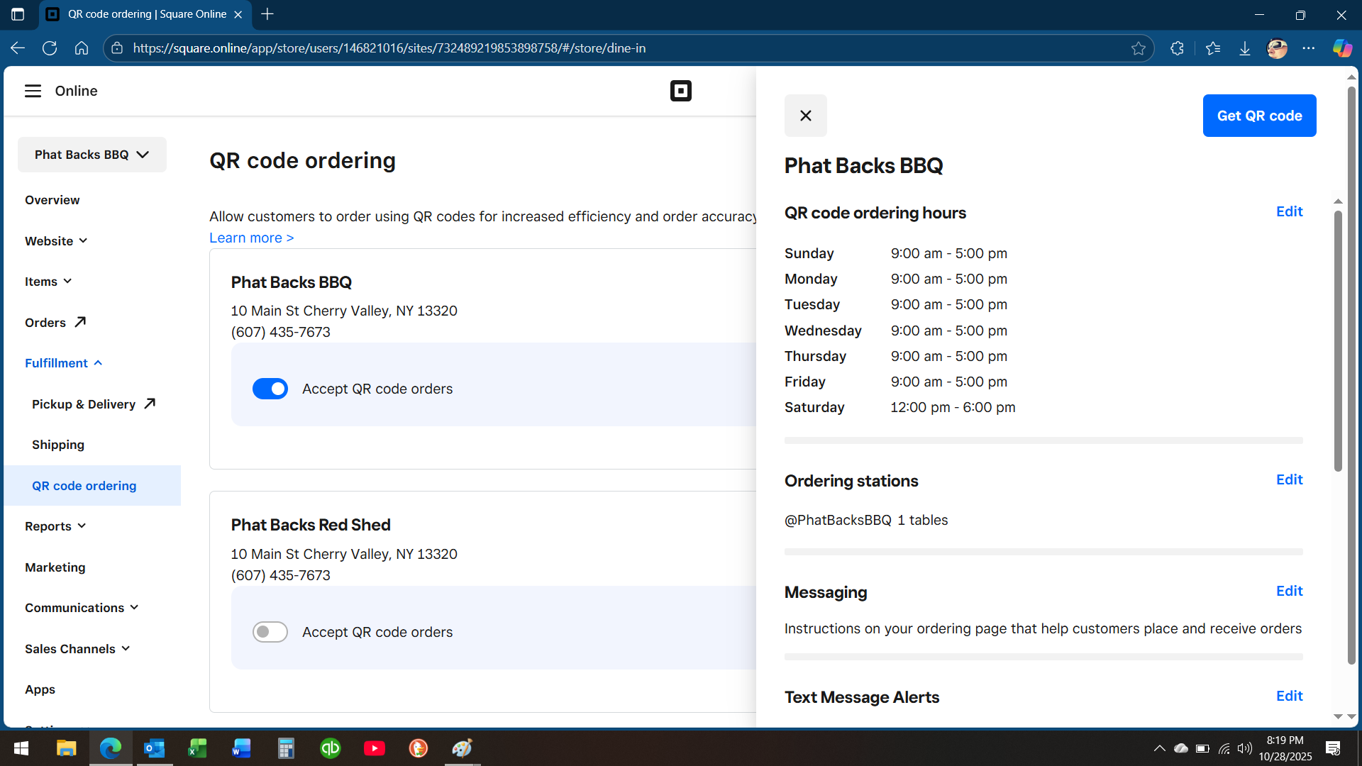 Solved: QR Code scheduling does not work - The Square Community