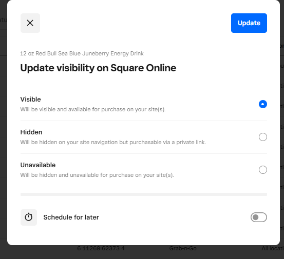 Solved: How to update site visibility settings on the Squa... - The ...