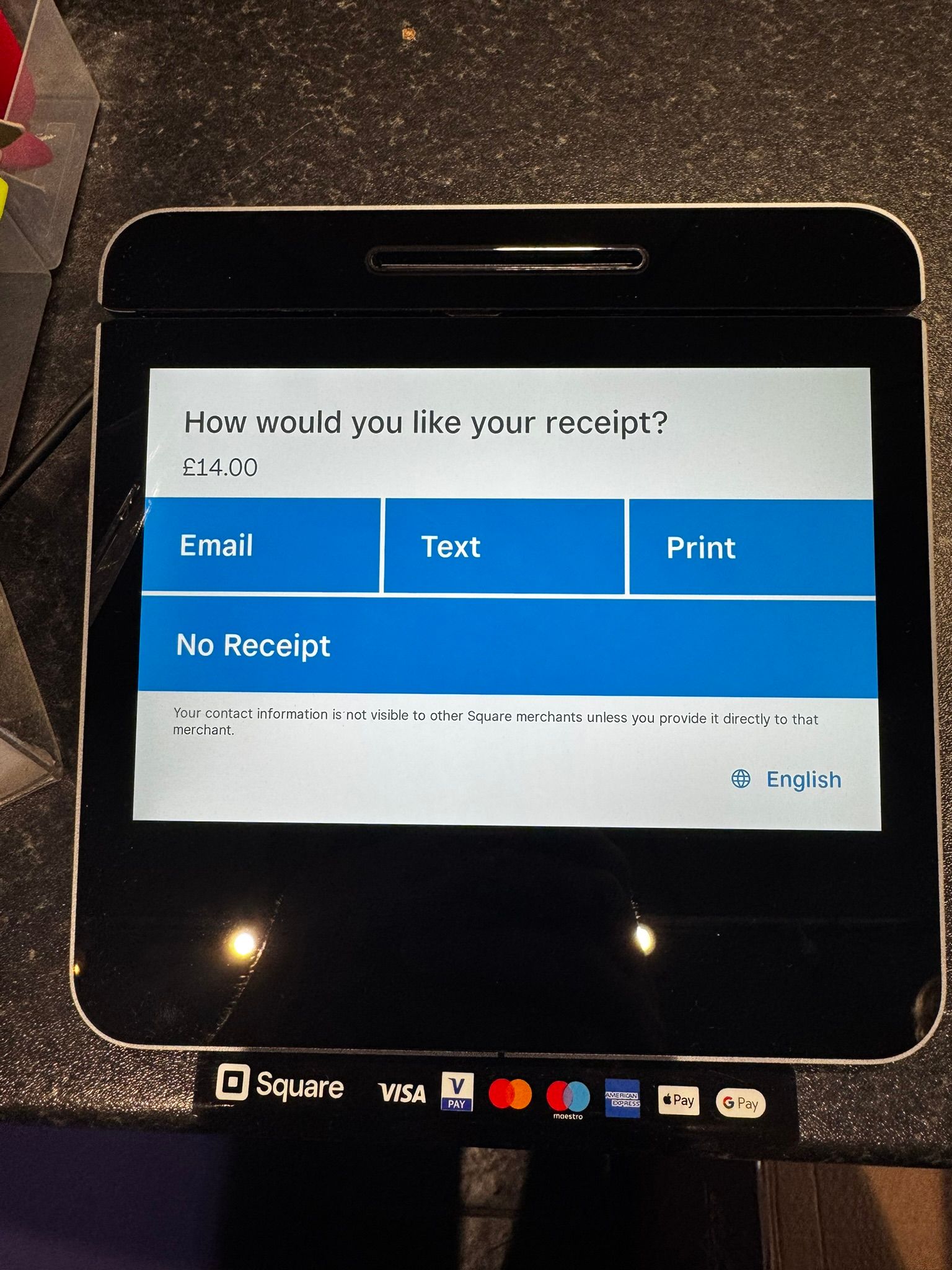 Square Register UK - Remove Customer choosing rece... - The Square ...