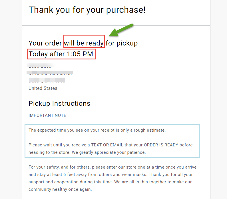 Possible enhancement for customer email confirmati... - The Square ...