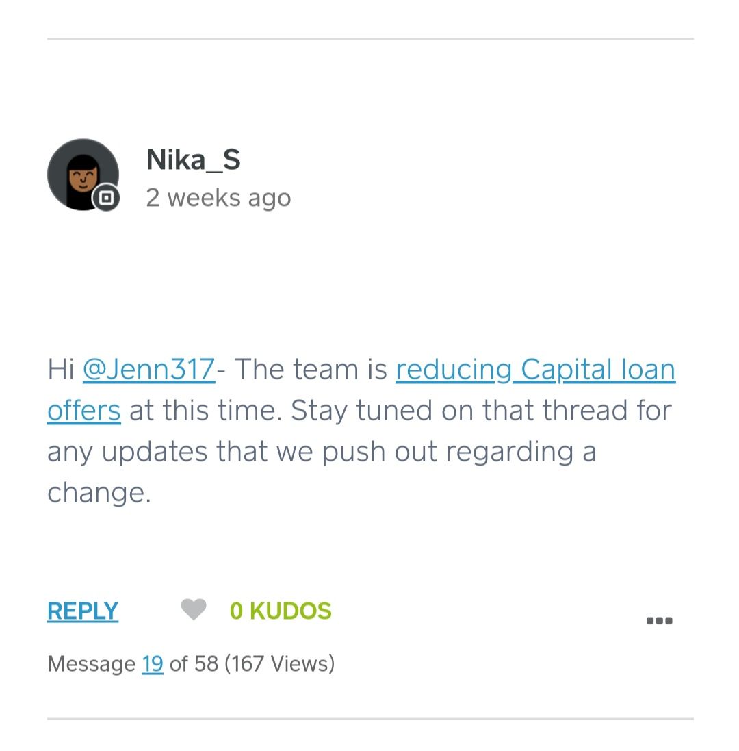 Solved: Is SBA replacing the Square Loans? - Page 8 - The Square Community