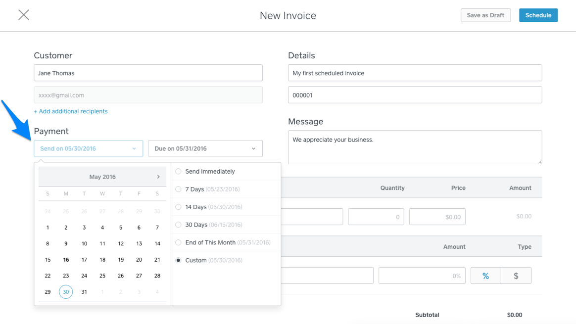 Invoices Update - Send Scheduled Invoices - The Square Community