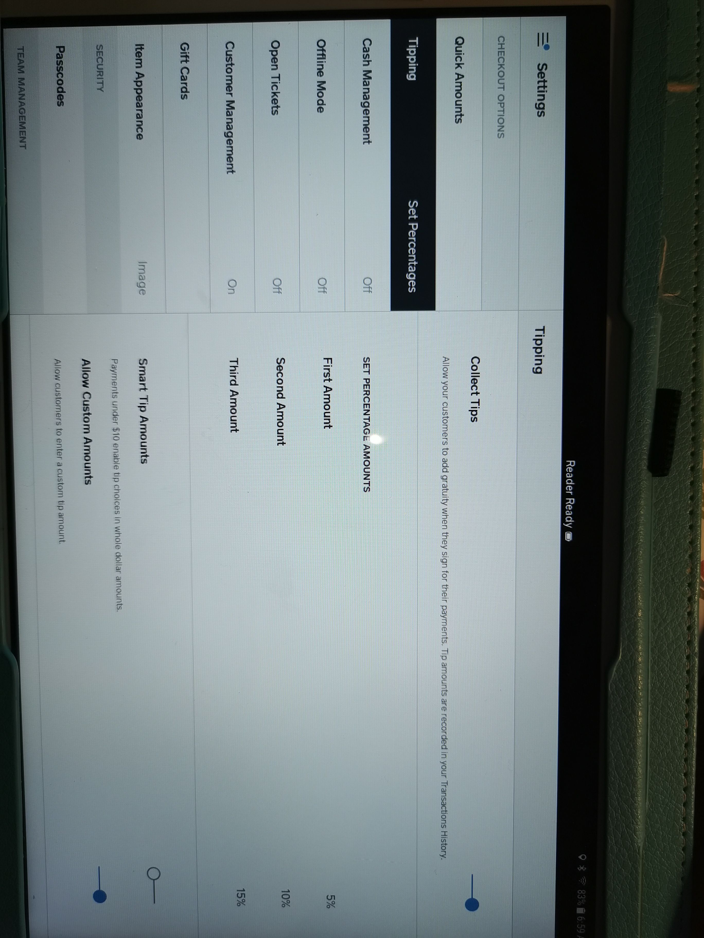 Solved: How do I turn off a separate tipping screen? - The Square Community
