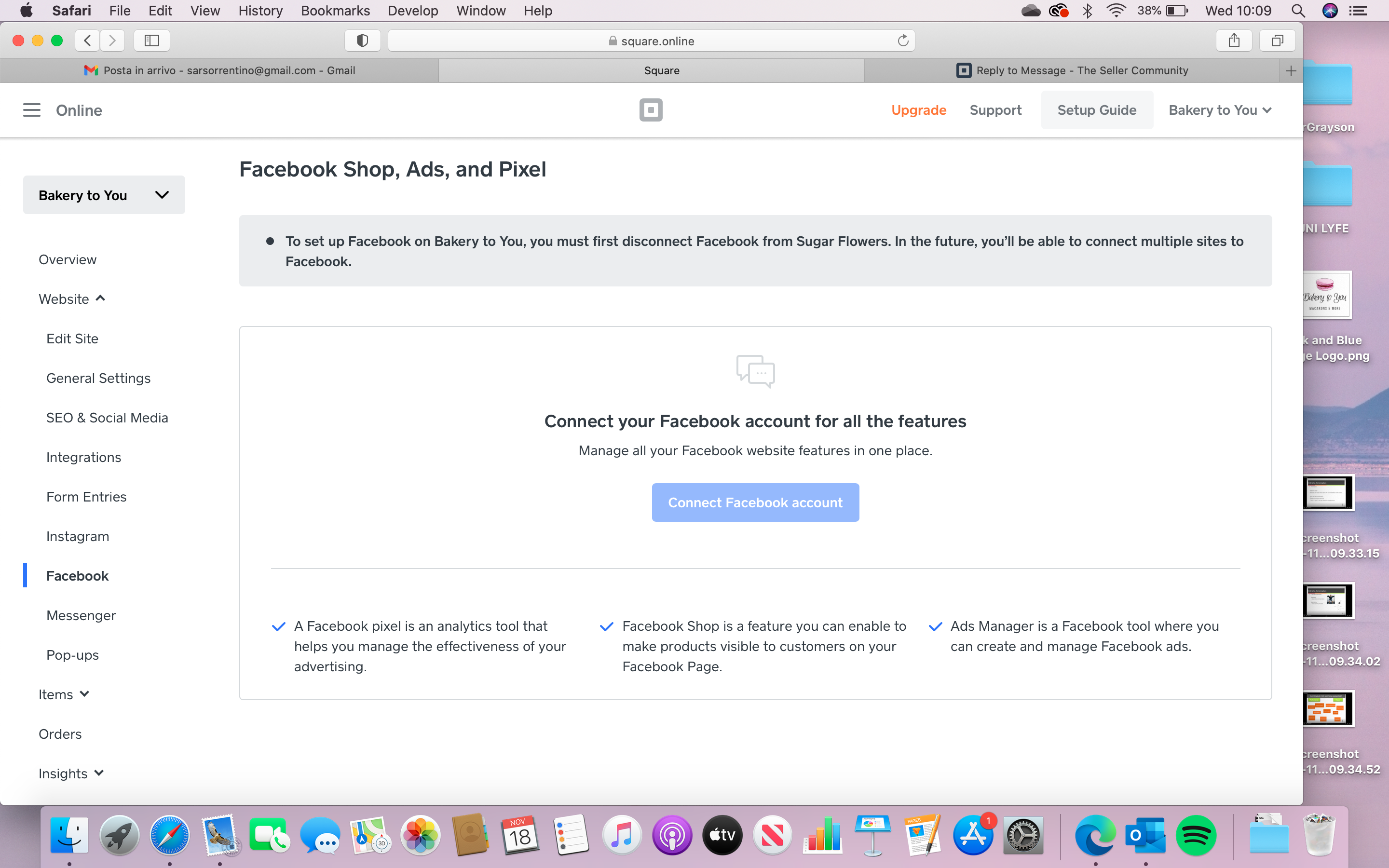How to disconnect social media from deleted site - The Square Community
