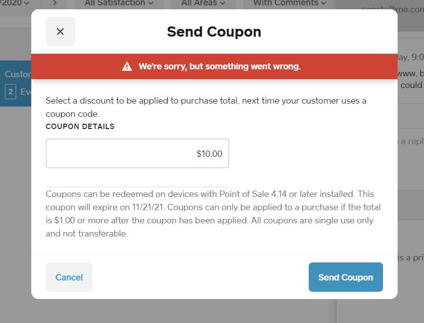 Solved: Online Coupon "Not yet available" - The Square Community