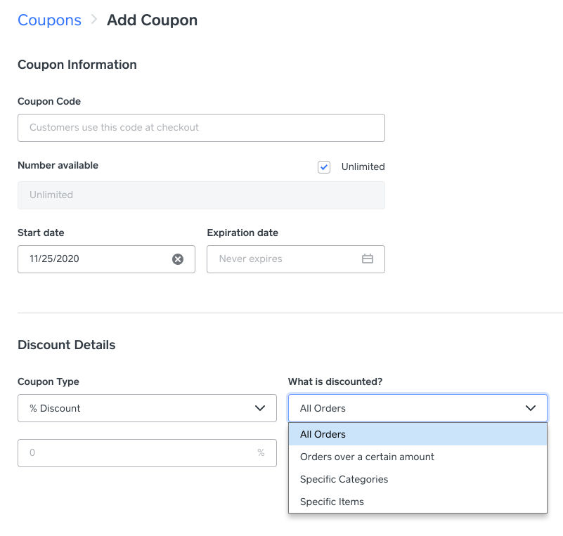 Setting up Discounts and Coupons with Square - The Square Community
