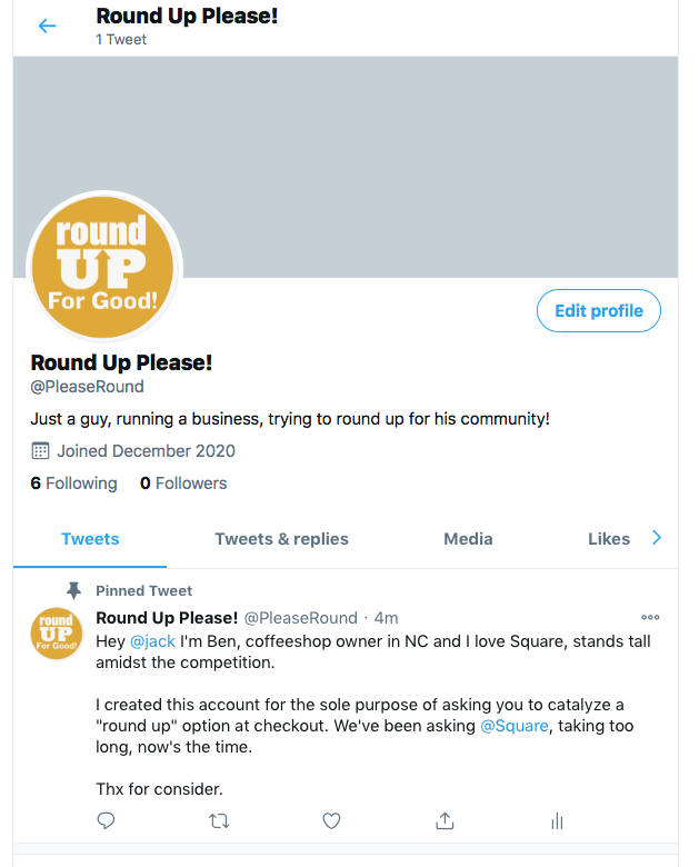 Re: Round-up option for non-profit donation - The Square Community